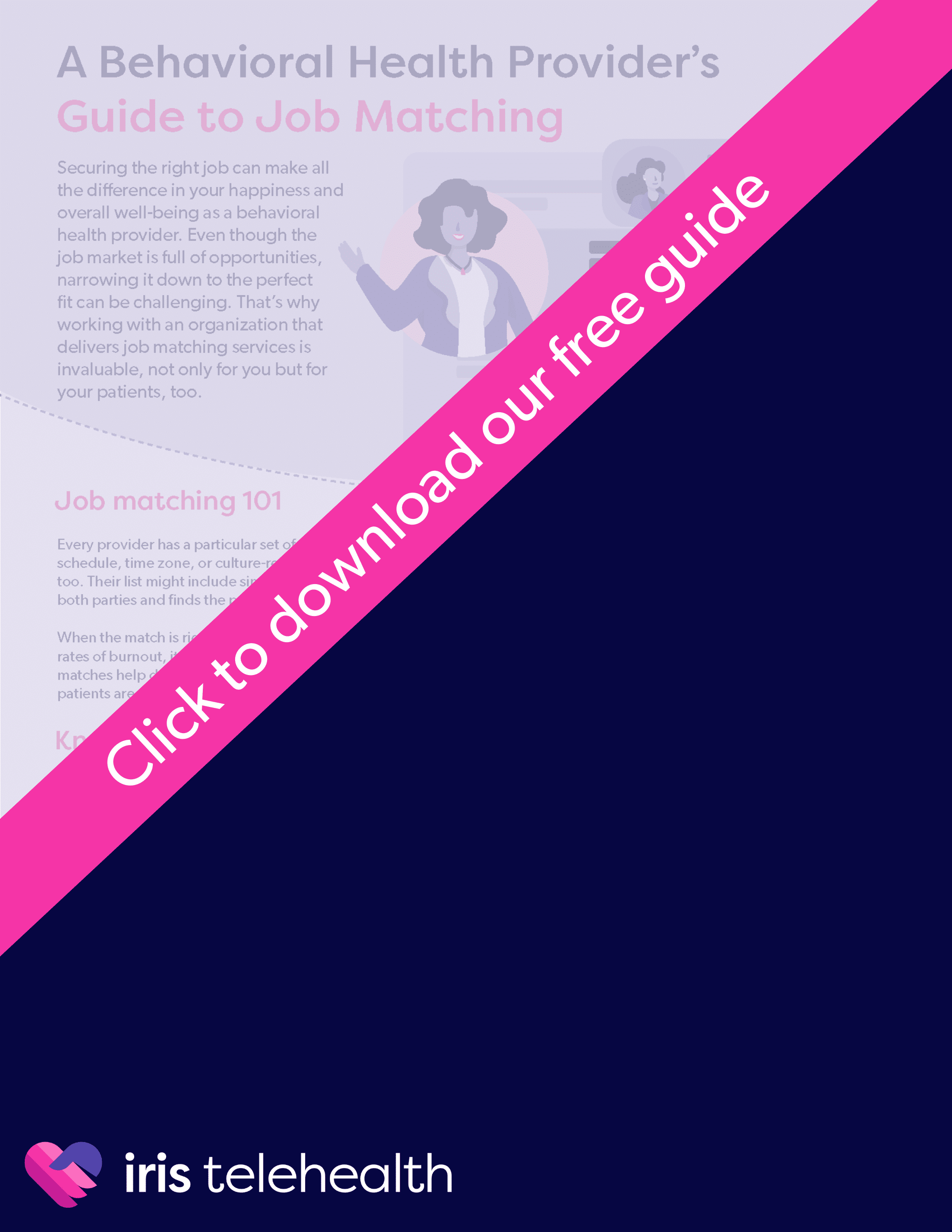 A Behavioral Health Provider's Guide to Job Matching | Iris Telehealth